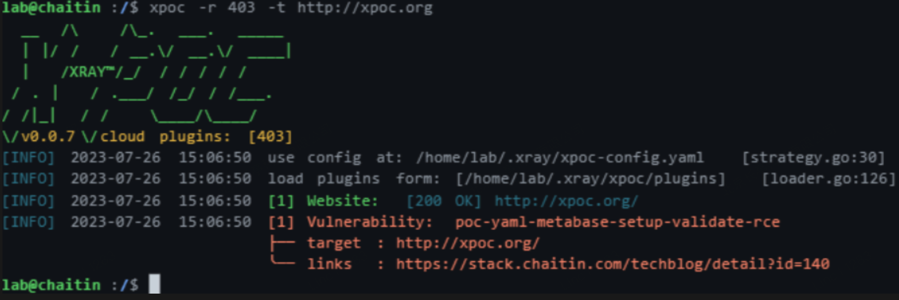 风险提示｜Metabase远程代码执行漏洞（CVE-2023-38646） | CTTalk 长亭合作伙伴技术社区